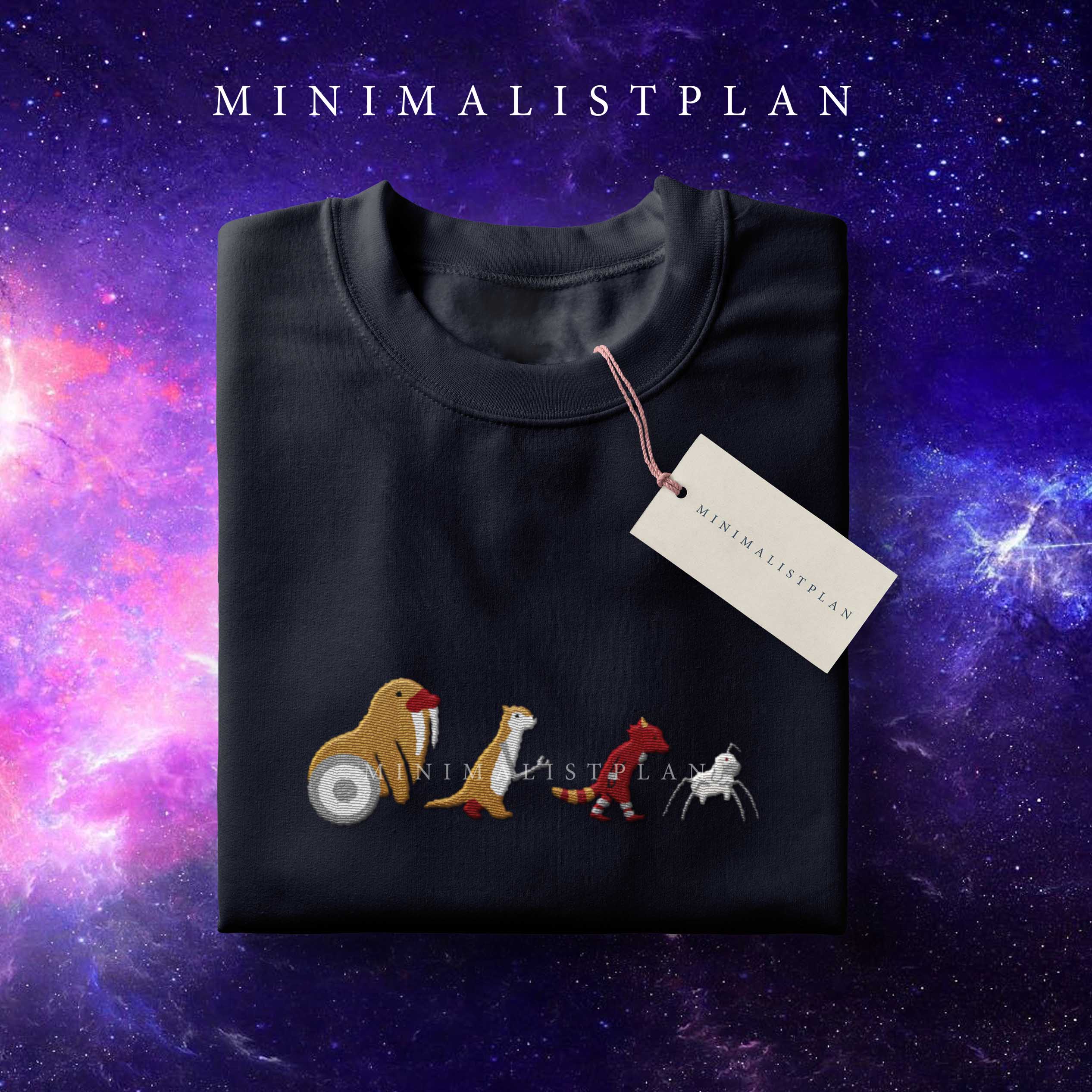 Embroidered Rocket | Lylla | Floor | Teefs | GOTG 3 Unisex Sweatshirt ...